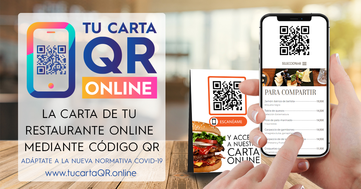 TU CARTA QR ONLINE | La carta de tu restaurante online QR